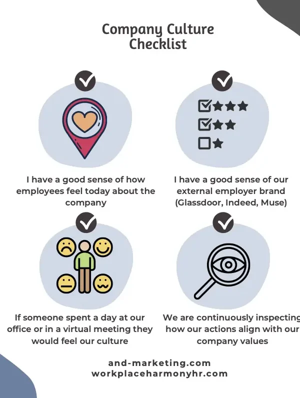 Download Our Company Culture Checklist - &Marketing